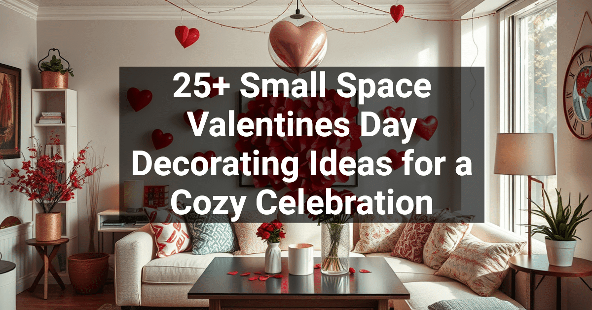25+ Small Space Valentines Day Decorating Ideas for a Cozy Celebration ...