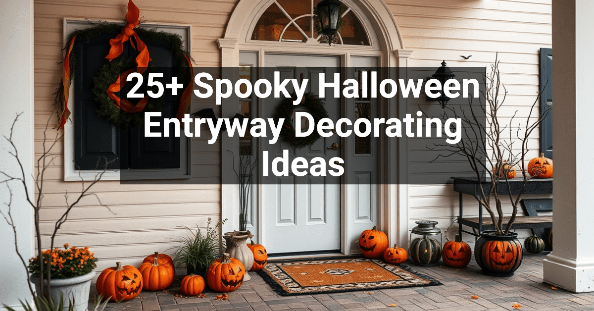 25+ Spooky Halloween Entryway Decorating Ideas – Engineers and ...