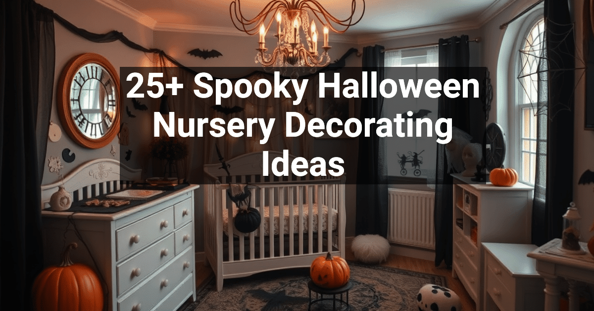 25+ Spooky Halloween Nursery Decorating Ideas – Engineers and ...