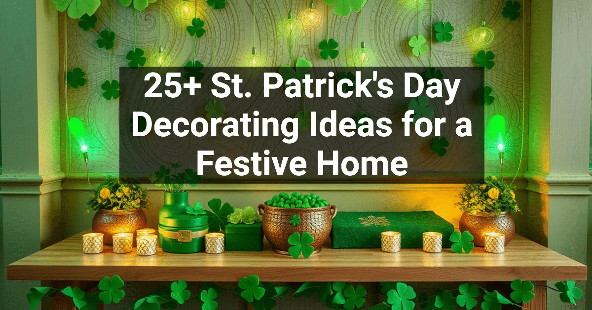 25+ St. Patrick’s Day Decorating Ideas for a Festive Home – Engineers ...