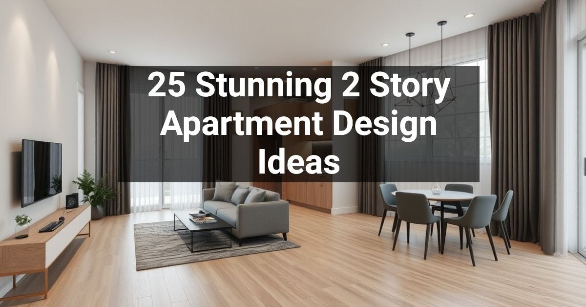 25+ Stunning 2 Story Apartment Design Ideas – Engineers and Architects ...