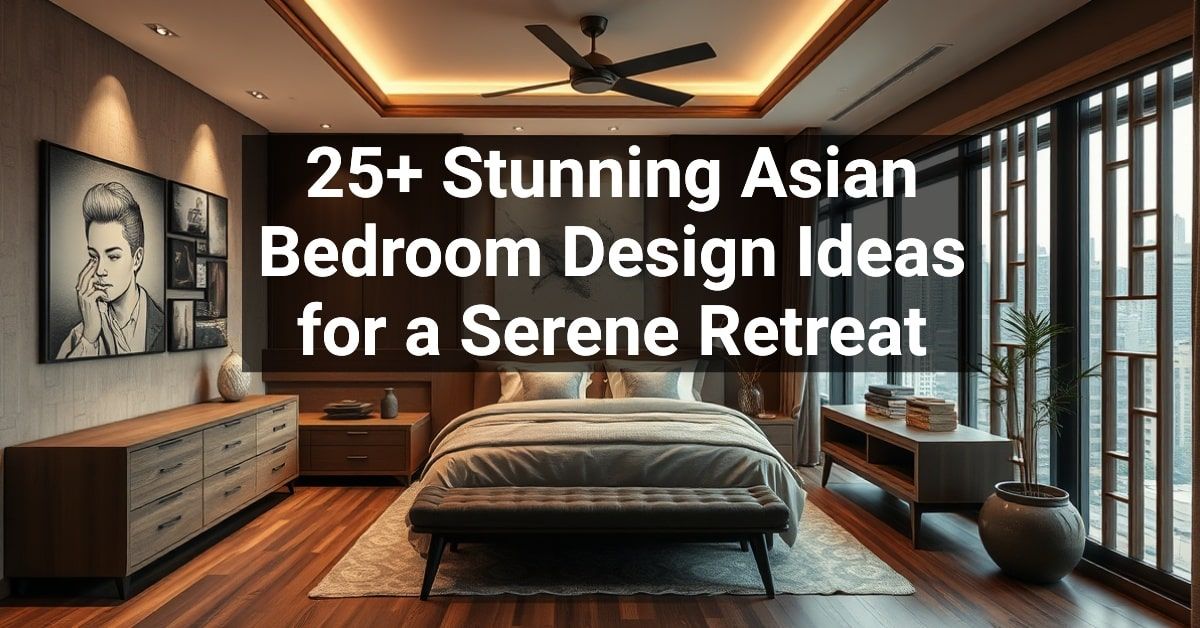 25+ Stunning Asian Bedroom Design Ideas for a Serene Retreat ...