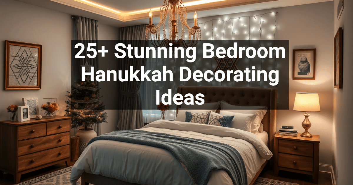25+ Stunning Bedroom Hanukkah Decorating Ideas – Engineers and ...