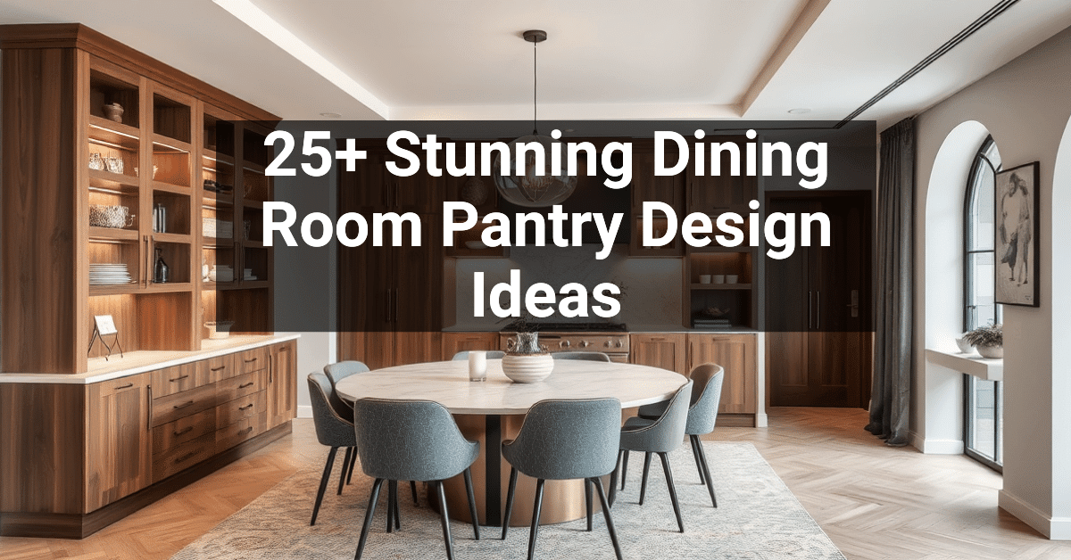 25+ Stunning Dining Room Pantry Design Ideas – Engineers and Architects ...