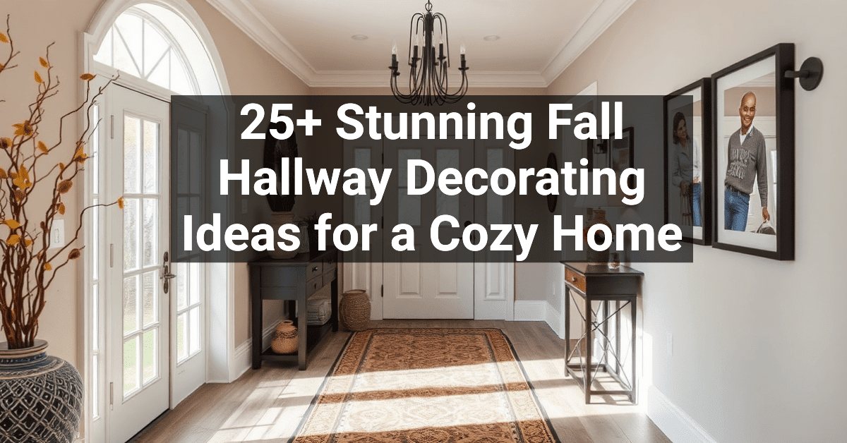 25+ Stunning Fall Hallway Decorating Ideas for a Cozy Home – Engineers ...