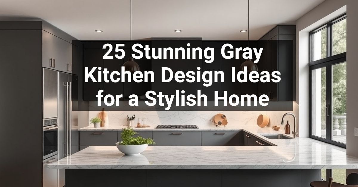 25+ Stunning Gray Kitchen Design Ideas for a Stylish Home – Engineers ...
