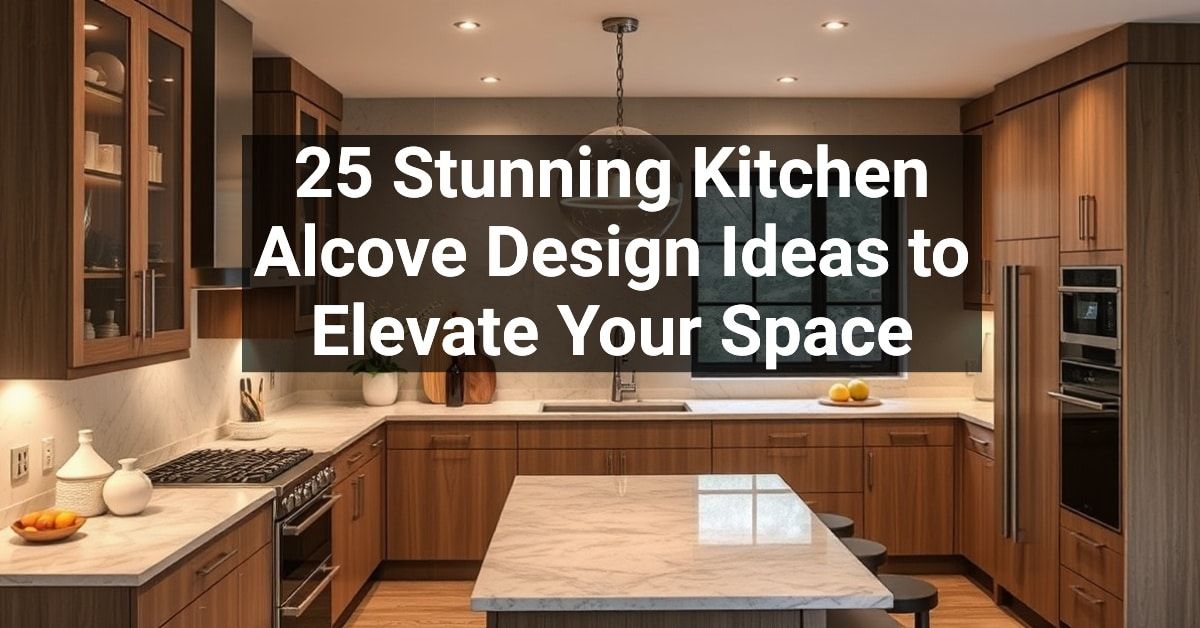 25+ Stunning Kitchen Alcove Design Ideas to Elevate Your Space ...