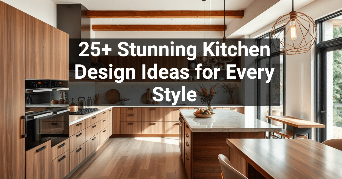 25+ Stunning Kitchen Design Ideas for Every Style – Engineers and ...