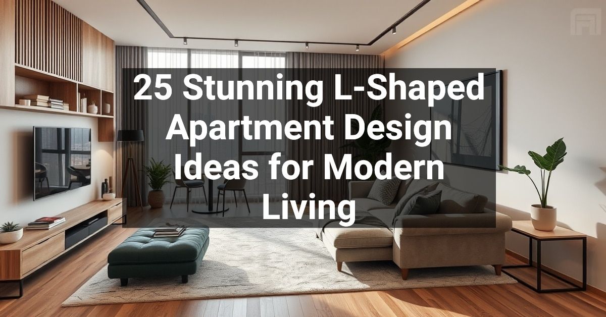25+ Stunning L-Shaped Apartment Design Ideas for Modern Living ...