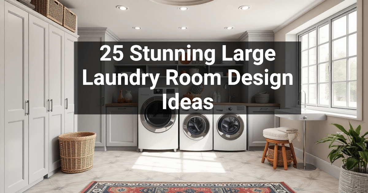 25+ Stunning Large Laundry Room Design Ideas – Engineers and Architects ...