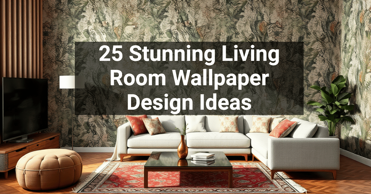 25+ Stunning Living Room Wallpaper Design Ideas – Engineers and ...