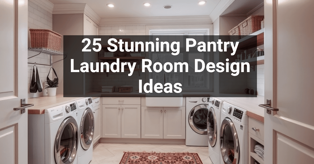 25+ Stunning Pantry Laundry Room Design Ideas – Engineers and ...