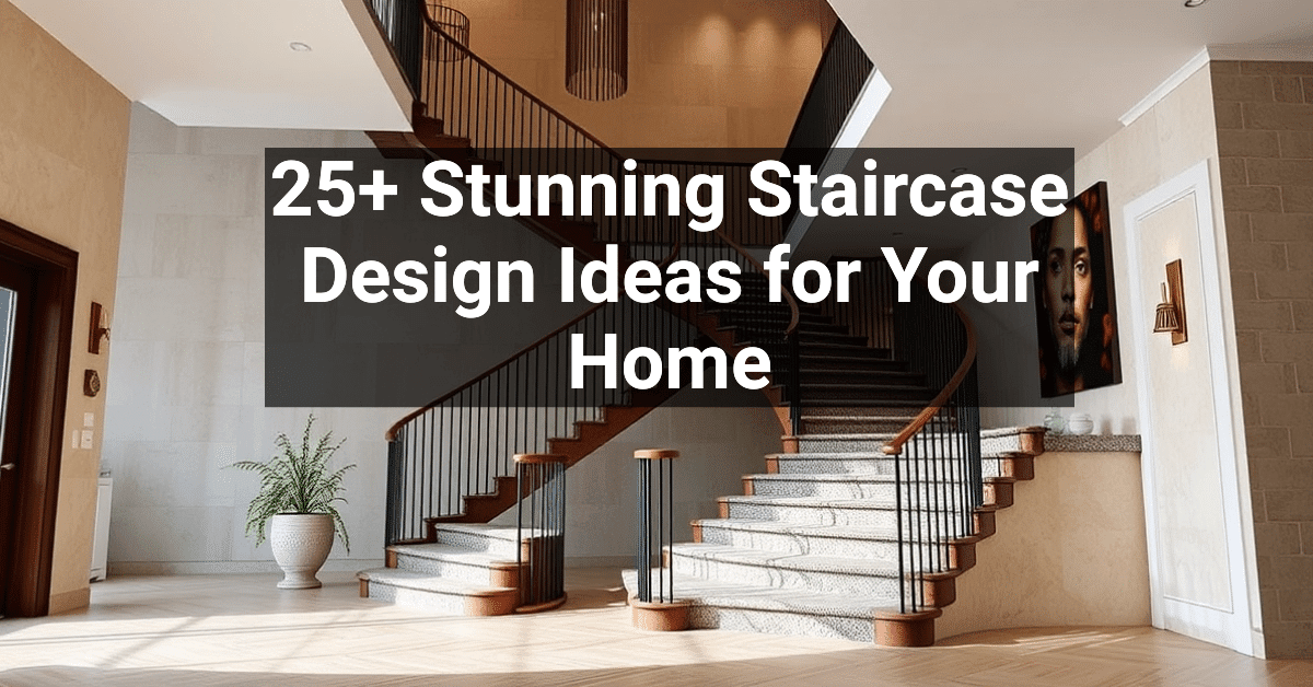 25+ Stunning Staircase Design Ideas for Your Home – Engineers and ...