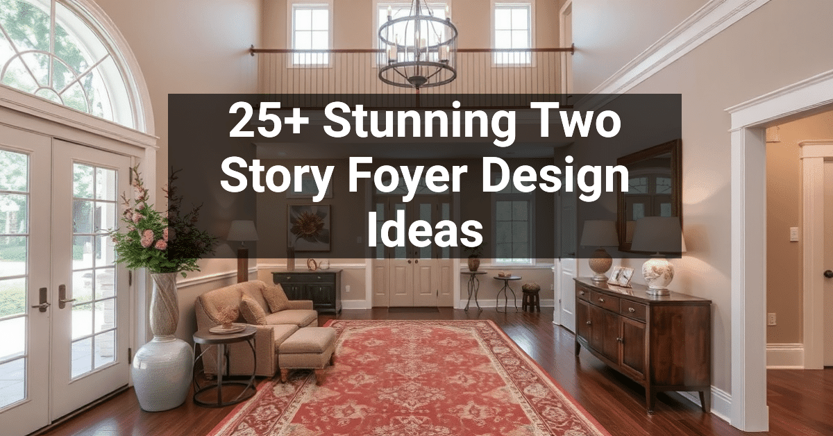25+ Stunning Two Story Foyer Design Ideas – Engineers and Architects of ...