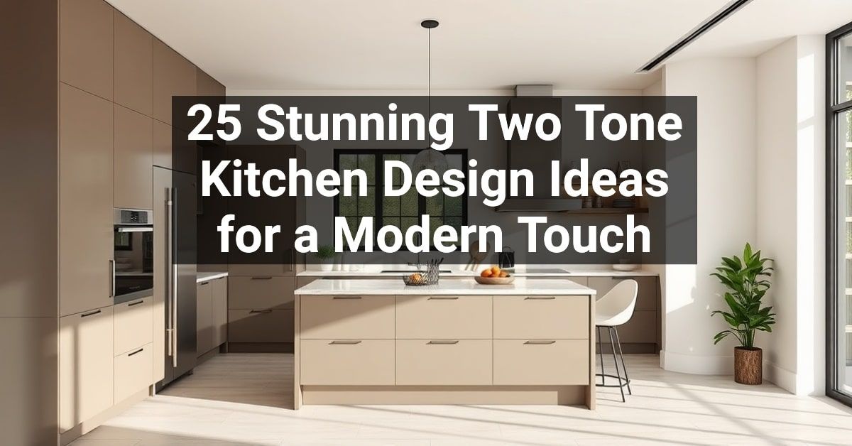 25+ Stunning Two Tone Kitchen Design Ideas for a Modern Touch ...