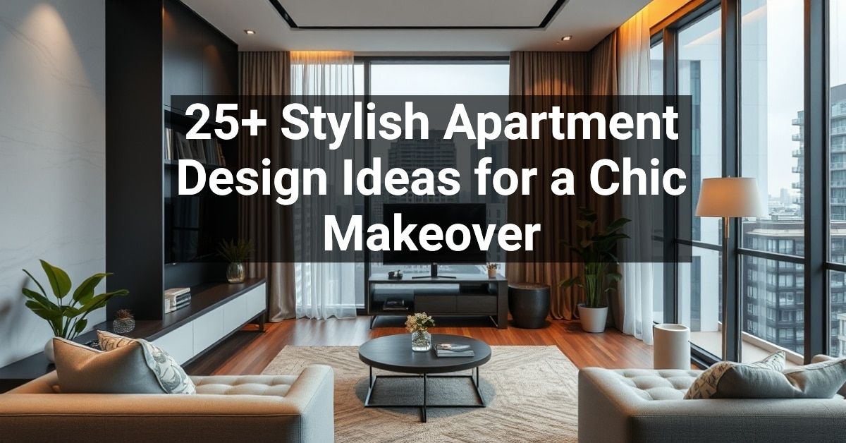 25+ Stylish Apartment Design Ideas for a Chic Makeover – Engineers and ...