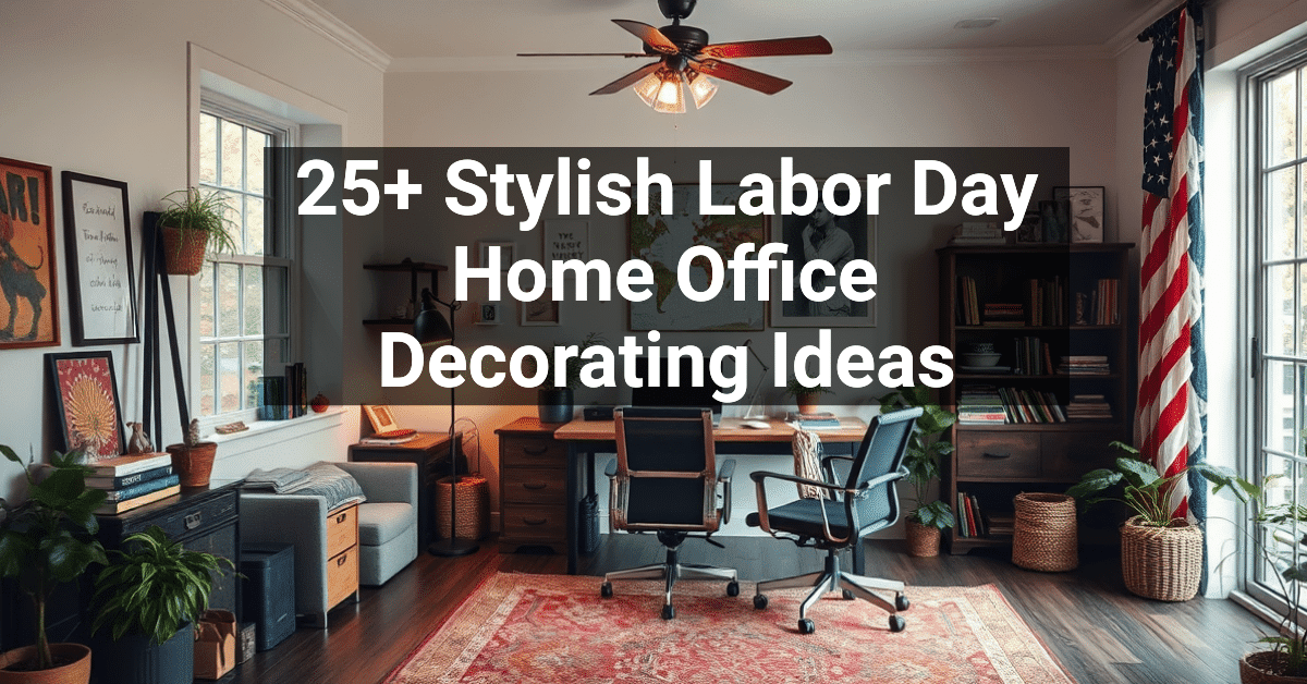 25+ Stylish Labor Day Home Office Decorating Ideas – Engineers and ...