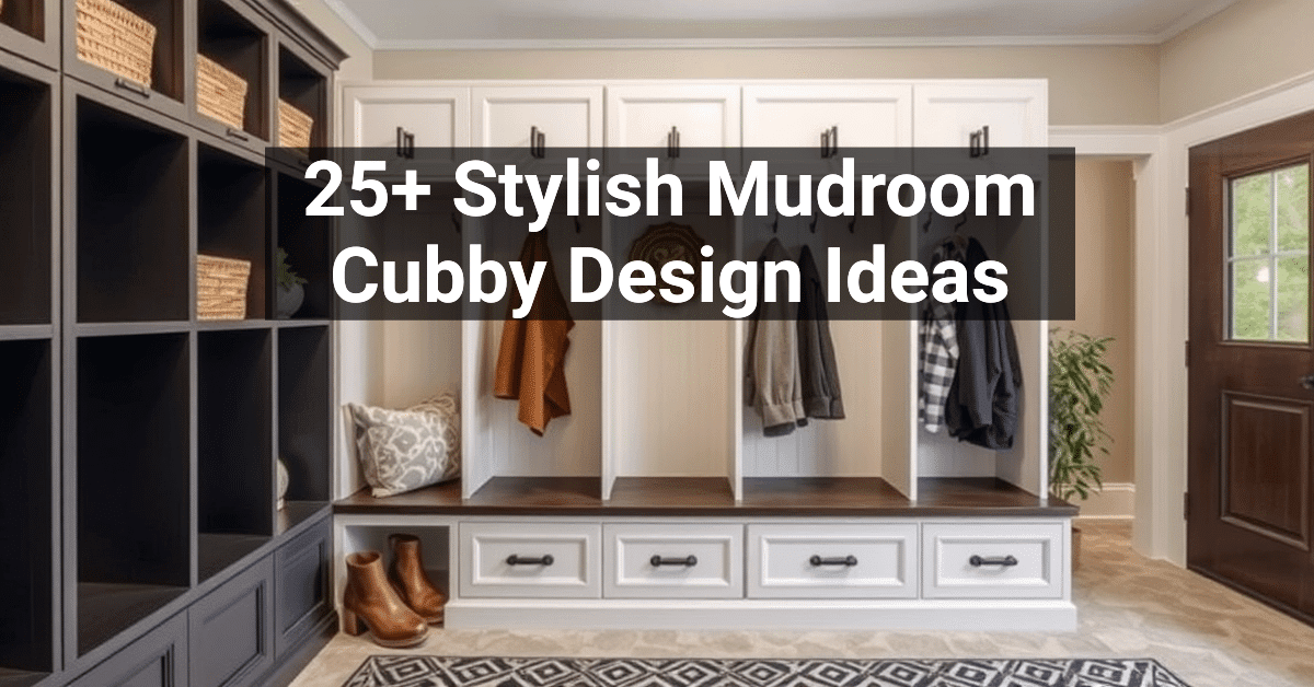25+ Stylish Mudroom Cubby Design Ideas – Engineers and Architects of ...