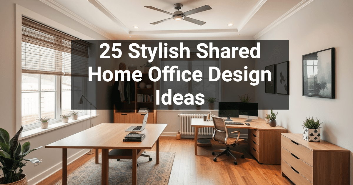 25+ Stylish Shared Home Office Design Ideas – Engineers and Architects ...