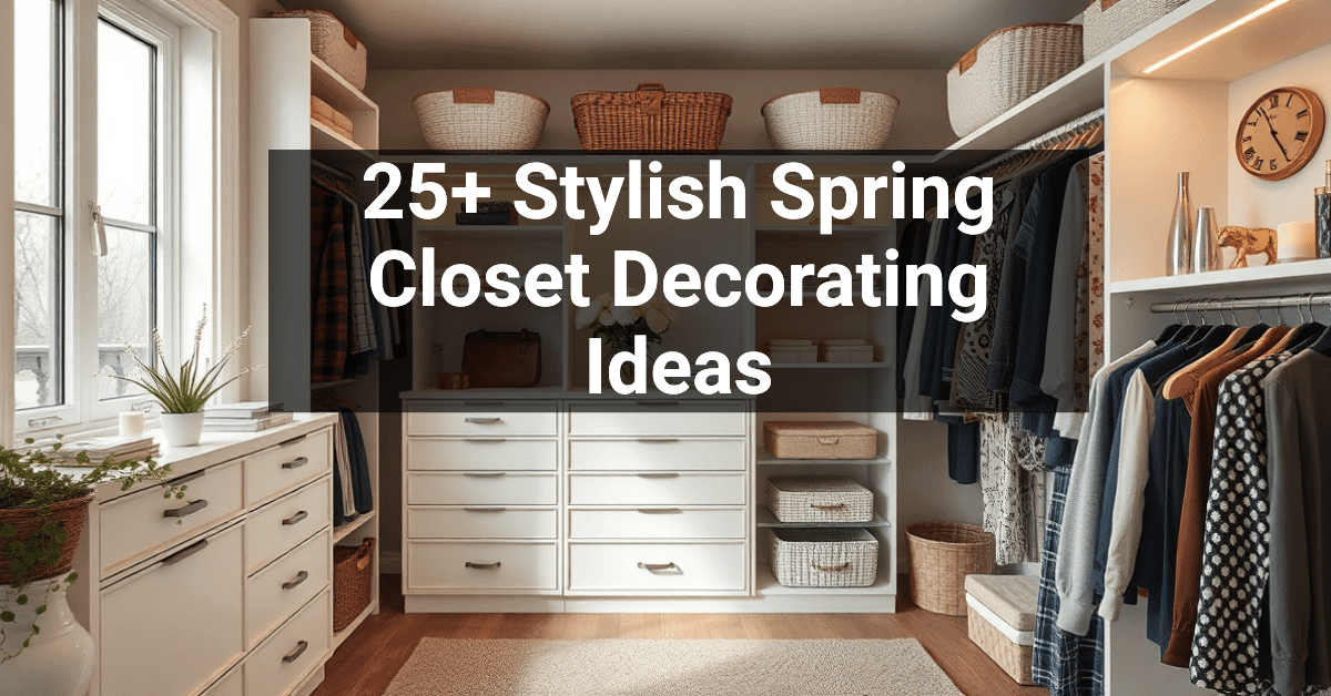 25+ Stylish Spring Closet Decorating Ideas – Engineers and Architects ...