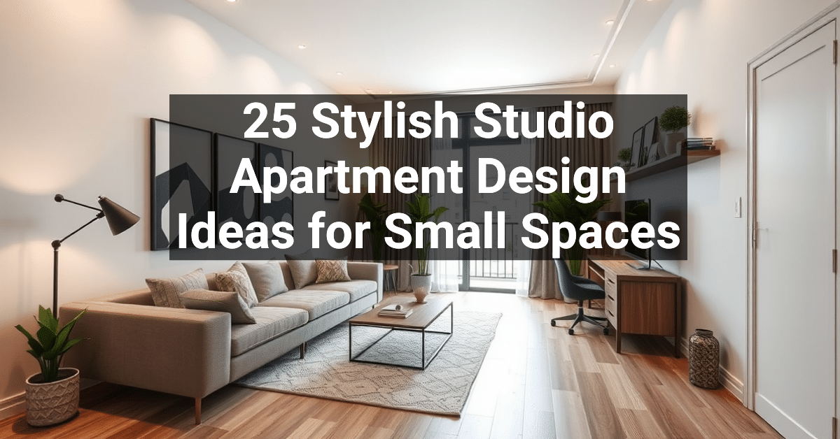 25+ Stylish Studio Apartment Design Ideas for Small Spaces – Engineers ...
