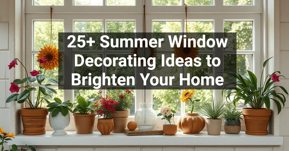 25+ Summer Window Decorating Ideas to Brighten Your Home – Engineers ...