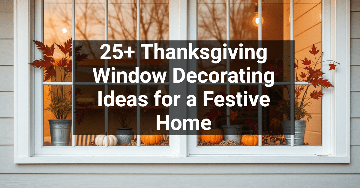 25+ Thanksgiving Window Decorating Ideas for a Festive Home – Engineers ...