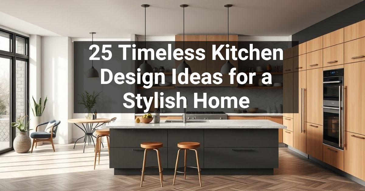 25+ Timeless Kitchen Design Ideas for a Stylish Home – Engineers and ...