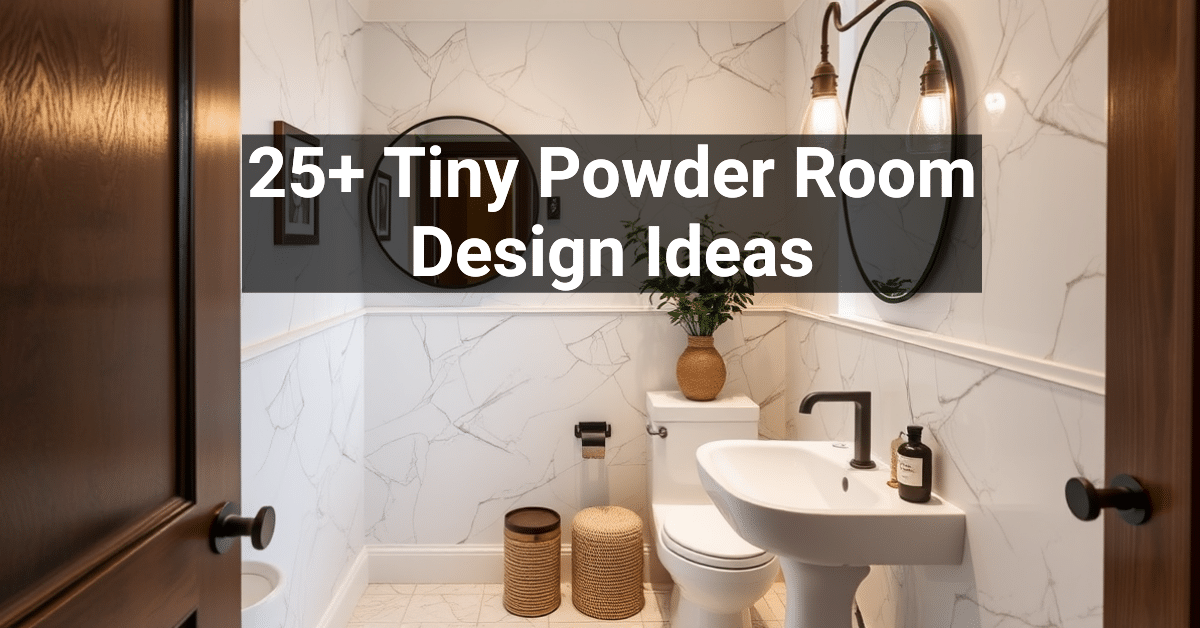 25+ Tiny Powder Room Design Ideas – Engineers and Architects of America
