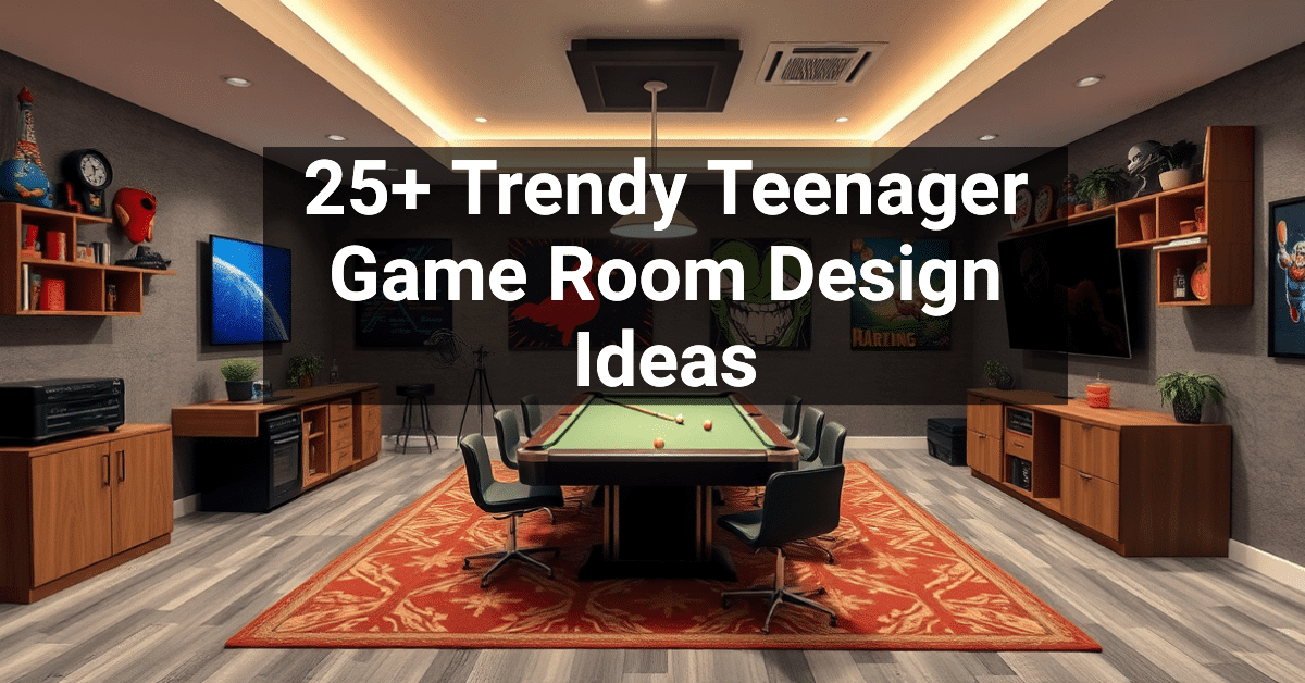 25+ Trendy Teenager Game Room Design Ideas – Engineers and Architects ...