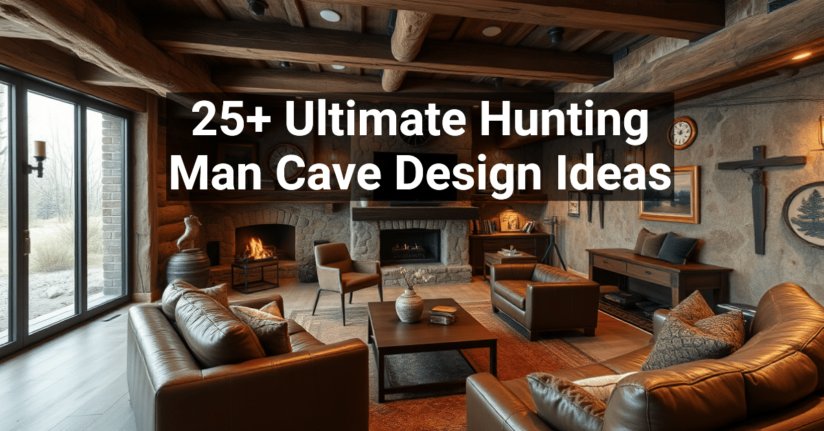25+ Ultimate Hunting Man Cave Design Ideas – Engineers and Architects ...
