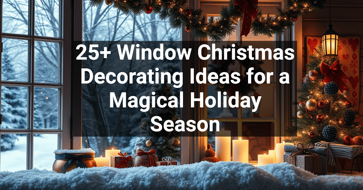 25+ Window Christmas Decorating Ideas for a Magical Holiday Season ...
