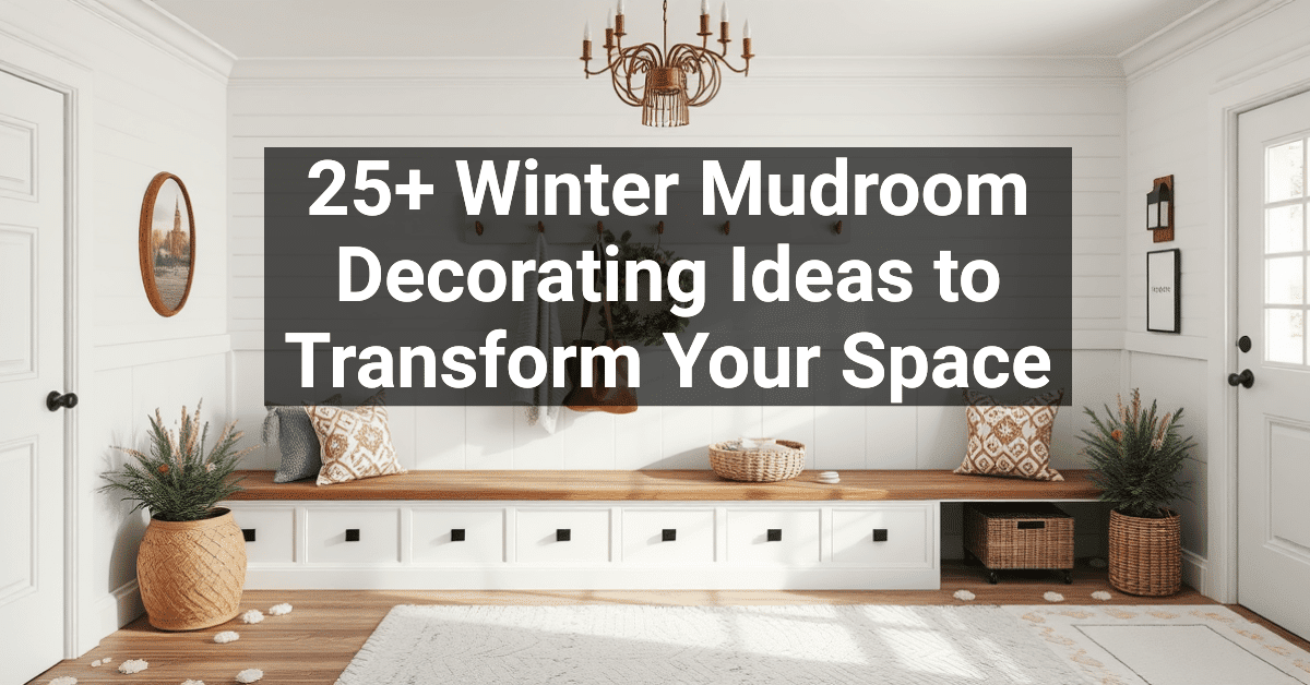 25+ Winter Mudroom Decorating Ideas to Transform Your Space – Engineers and Architects of America