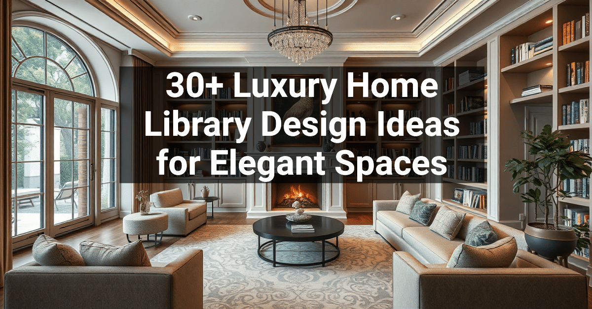 30+ Luxury Home Library Design Ideas for Elegant Spaces – Engineers and ...