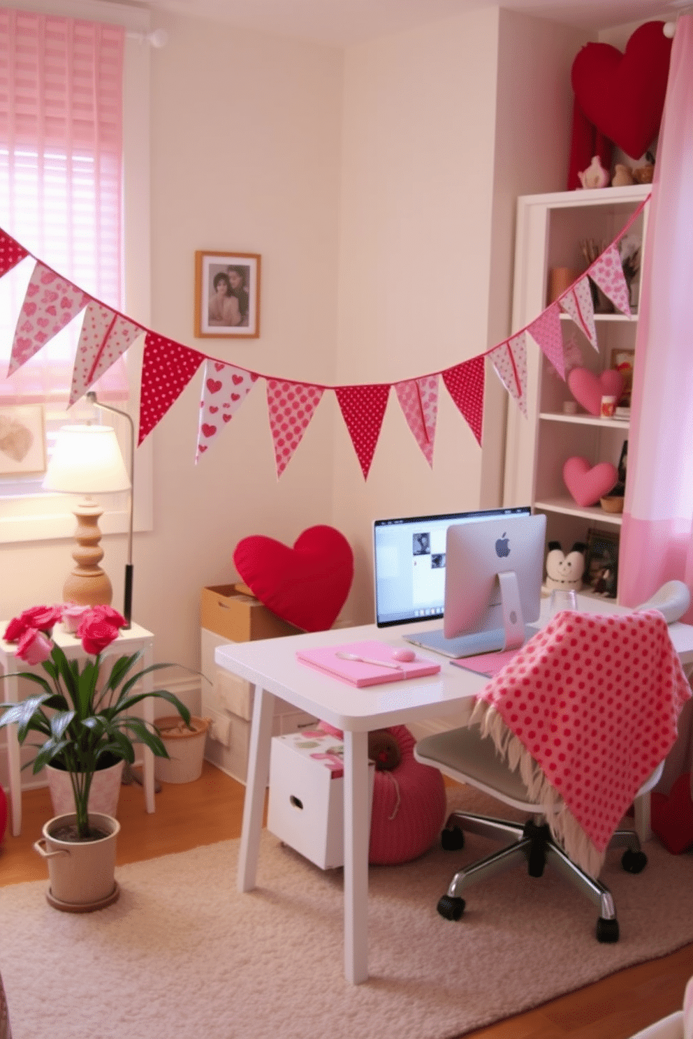 25+ Home Office Valentines Day Decorating Ideas for a Stylish Workspace ...