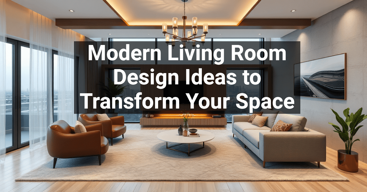 30+ Modern Living Room Design Ideas to Transform Your Space – Engineers ...