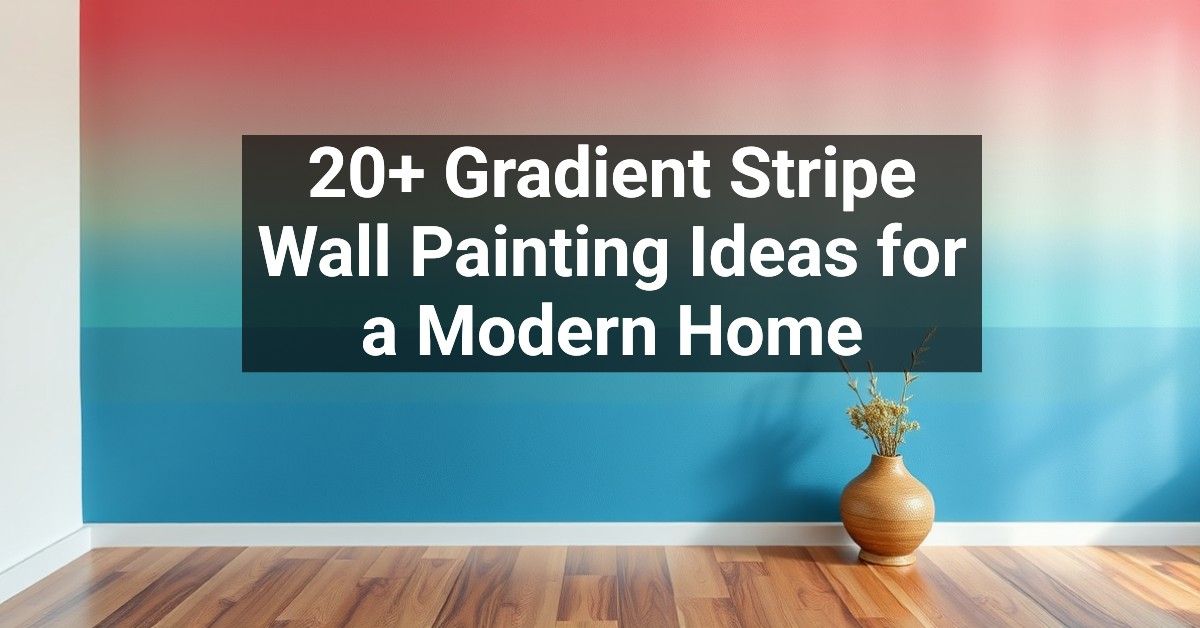20+ Gradient Stripe Wall Painting Ideas for a Modern Home – Engineers ...