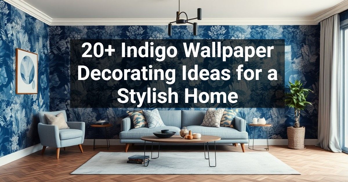 20+ Indigo Wallpaper Decorating Ideas for a Stylish Home – Engineers ...