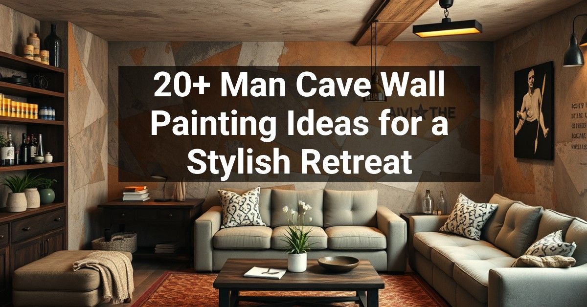 20+ Man Cave Wall Painting Ideas for a Stylish Retreat – Engineers and ...