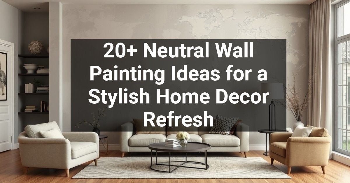 20+ Neutral Wall Painting Ideas for a Stylish Home Decor Refresh ...