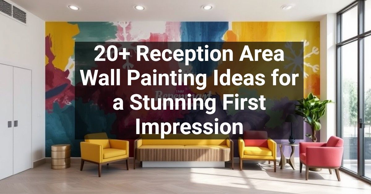 20+ Reception Area Wall Painting Ideas for a Stunning First Impression ...