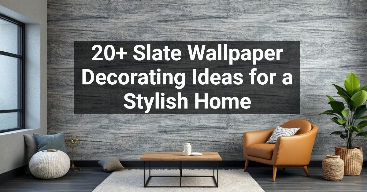 20+ Slate Wallpaper Decorating Ideas for a Stylish Home – Engineers and ...