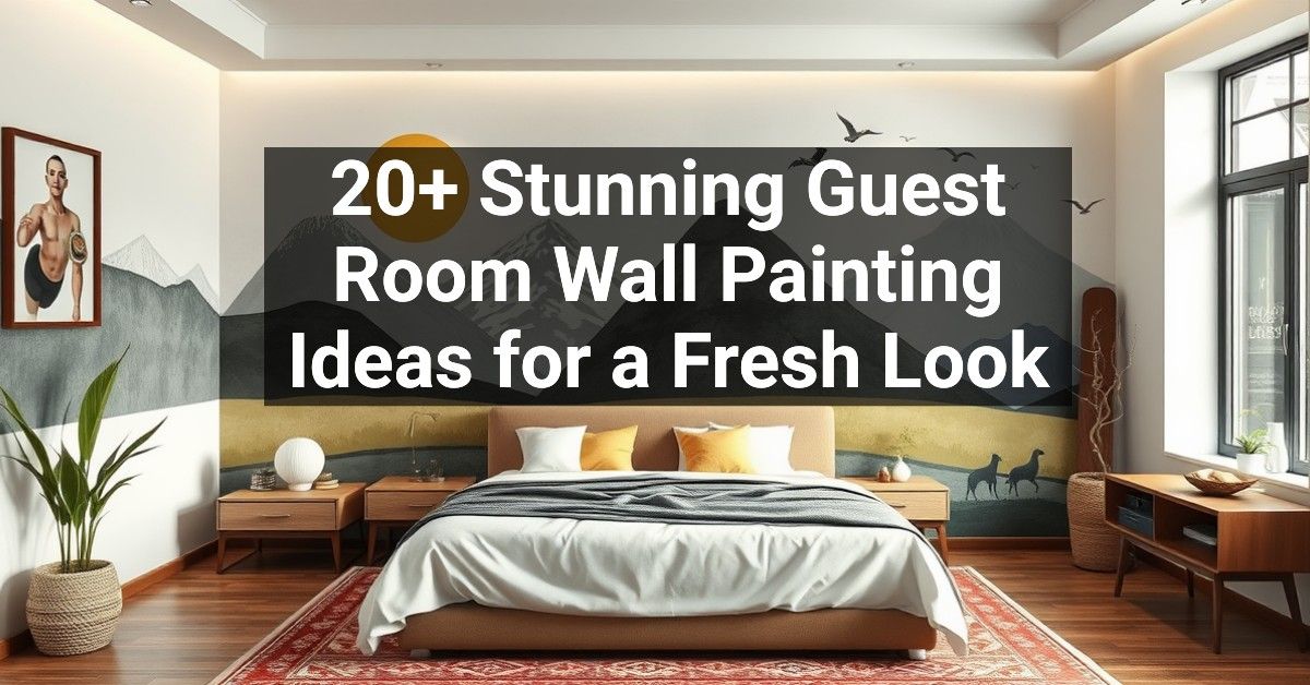 20+ Stunning Guest Room Wall Painting Ideas for a Fresh Look ...