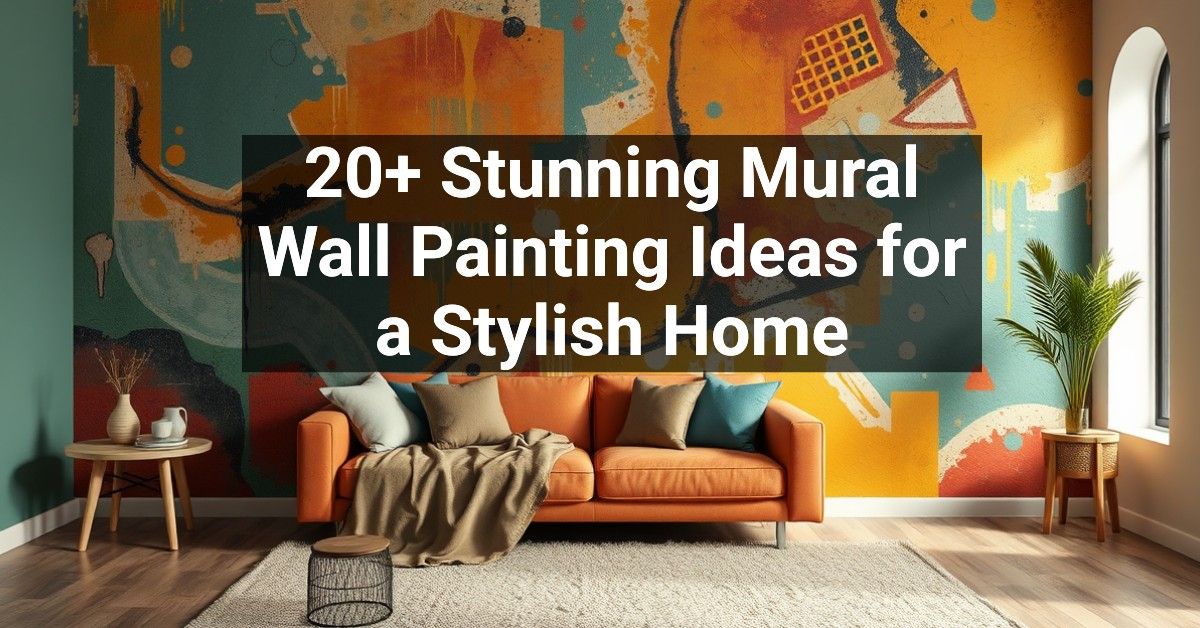 20+ Stunning Mural Wall Painting Ideas for a Stylish Home – Engineers ...