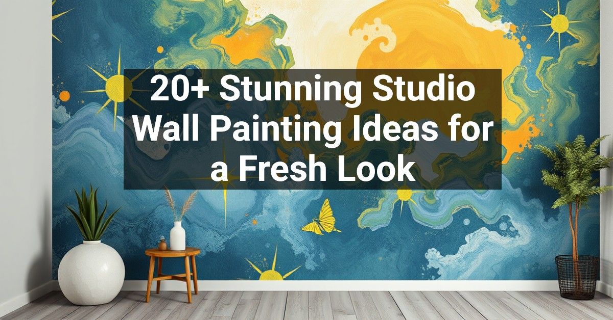 20+ Stunning Studio Wall Painting Ideas for a Fresh Look – Engineers ...