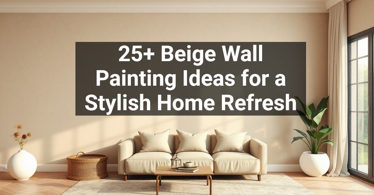 25+ Beige Wall Painting Ideas for a Stylish Home Refresh – Engineers ...