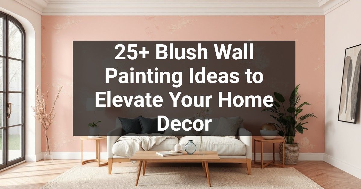 25+ Blush Wall Painting Ideas to Elevate Your Home Decor – Engineers ...