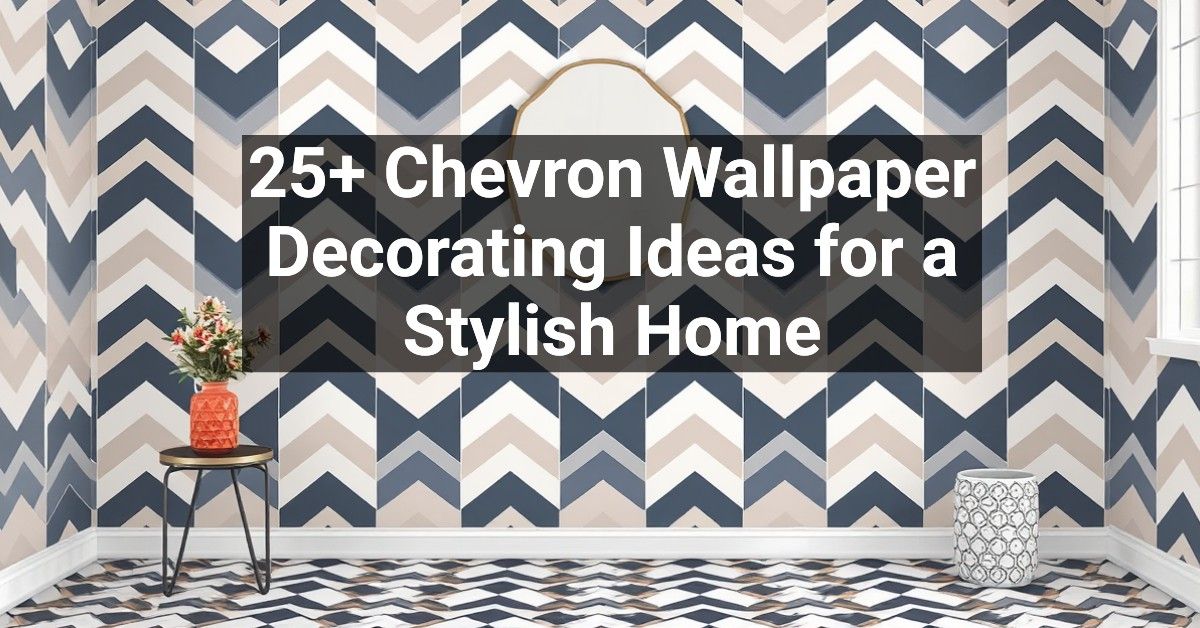 25+ Chevron Wallpaper Decorating Ideas for a Stylish Home – Engineers ...
