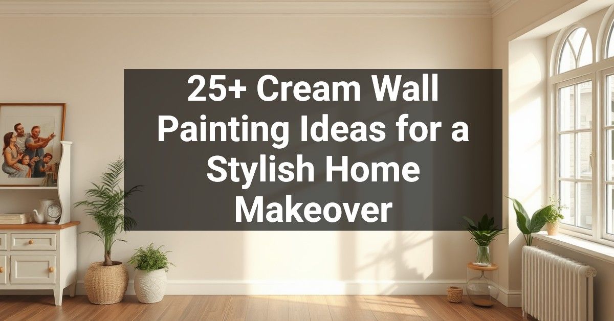25+ Cream Wall Painting Ideas for a Stylish Home Makeover – Engineers ...