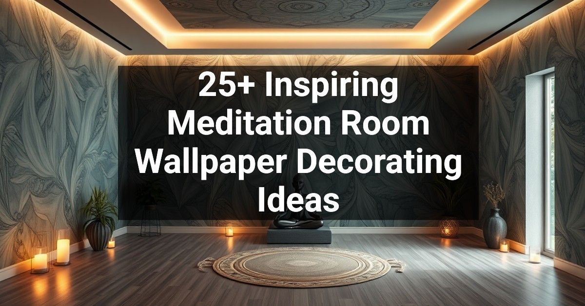 25+ Inspiring Meditation Room Wallpaper Decorating Ideas – Engineers ...